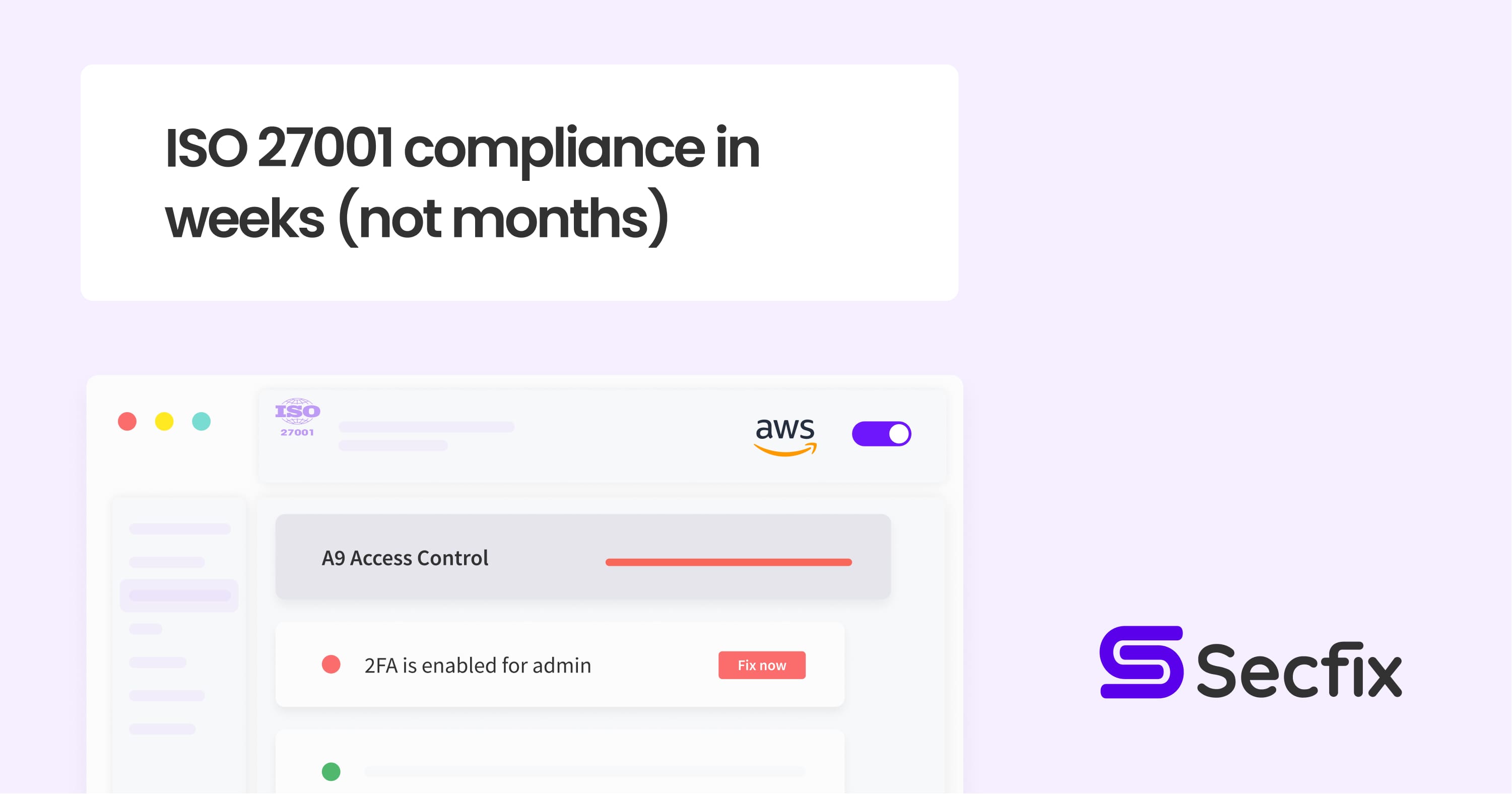 Secfix | Automate ISO 27001 compliance in weeks